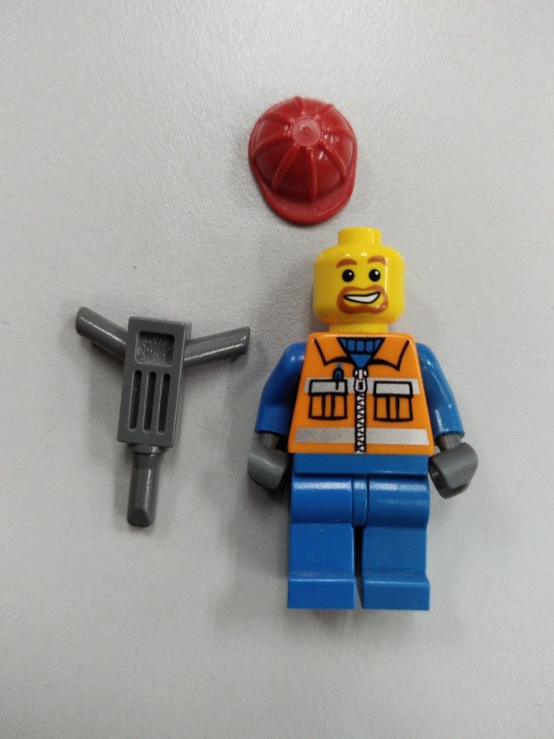 Lego Minifigures Construction Work, Hobbies & Toys, Toys & Games on ...