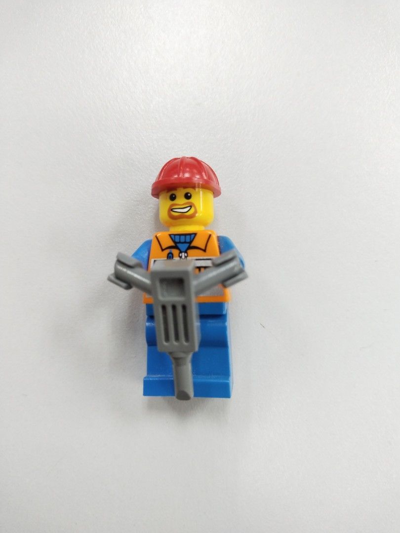 Lego Minifigures Construction Work, Hobbies & Toys, Toys & Games on ...