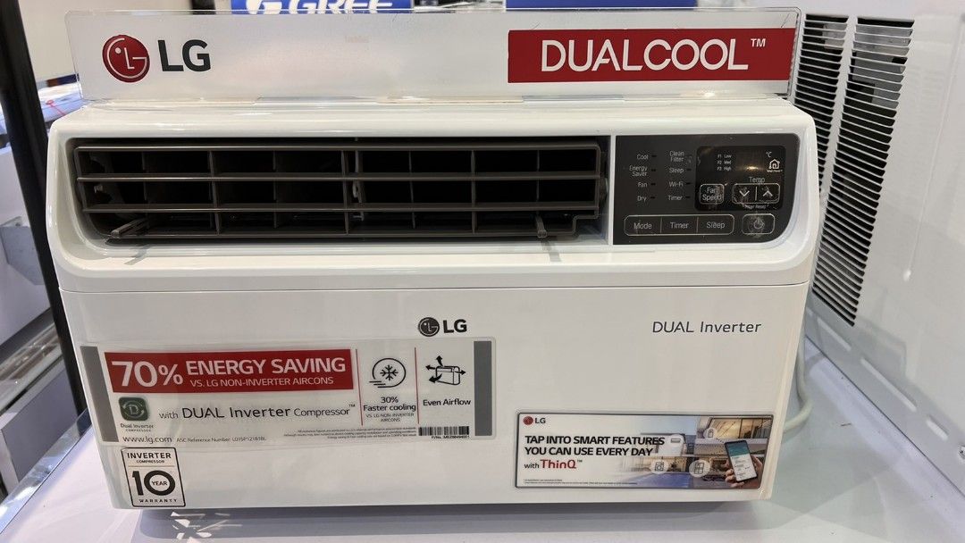 LG WINDOW TYPE DUAL INVERTER AND NON INVERTER, TV & Home Appliances ...