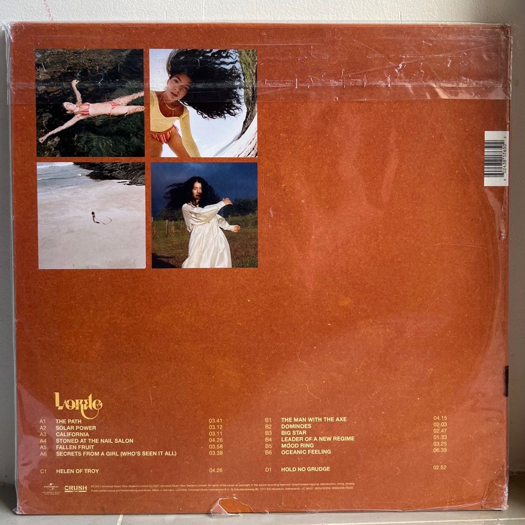 Lorde - Solar Power Deluxe Vinyl, Hobbies & Toys, Music & Media, Vinyls ...