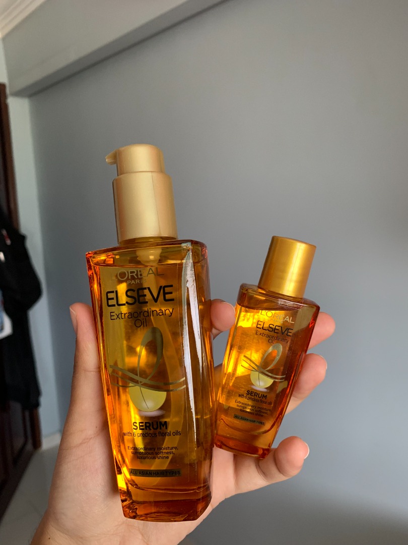 L'Oreal Paris ELSEVE Extraordinary Oil Gold Combo Deal, Beauty ...