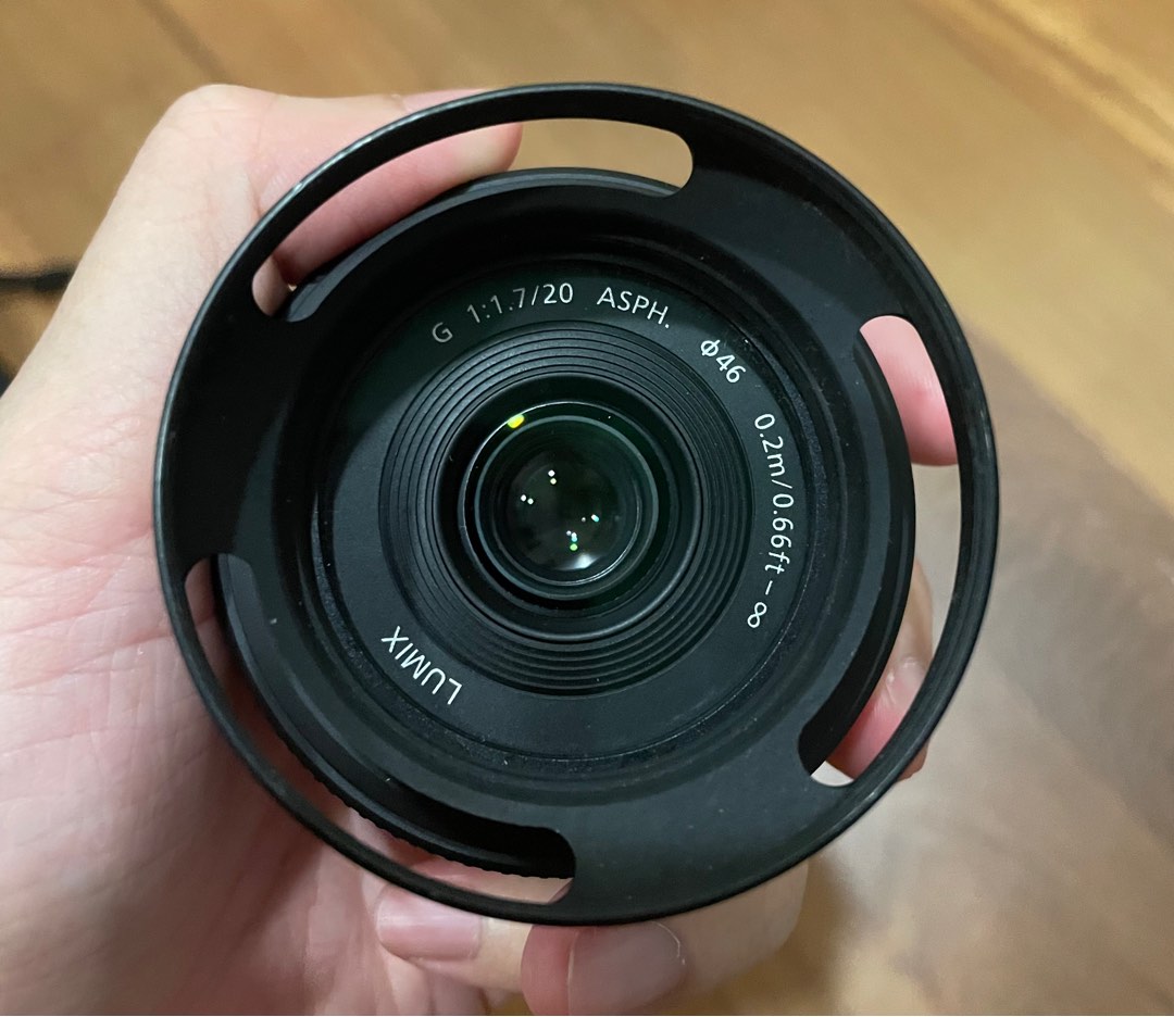 Lumix G 20mm F1.7 ASPH Pancake lens with hood, Photography, Lens & Kits ...