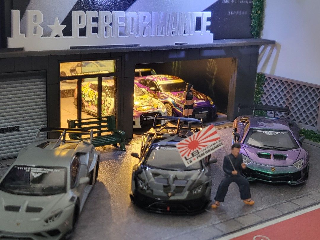 Magic City LB Performance & Monster Diorama for scale 1/64 Liberty Walk ...