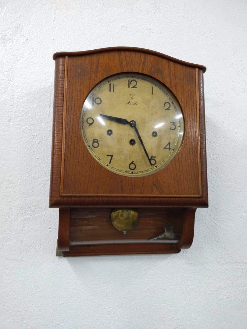 MAUTHE WALL CLOCK, Hobbies & Toys, Collectibles & Memorabilia, Vintage ...