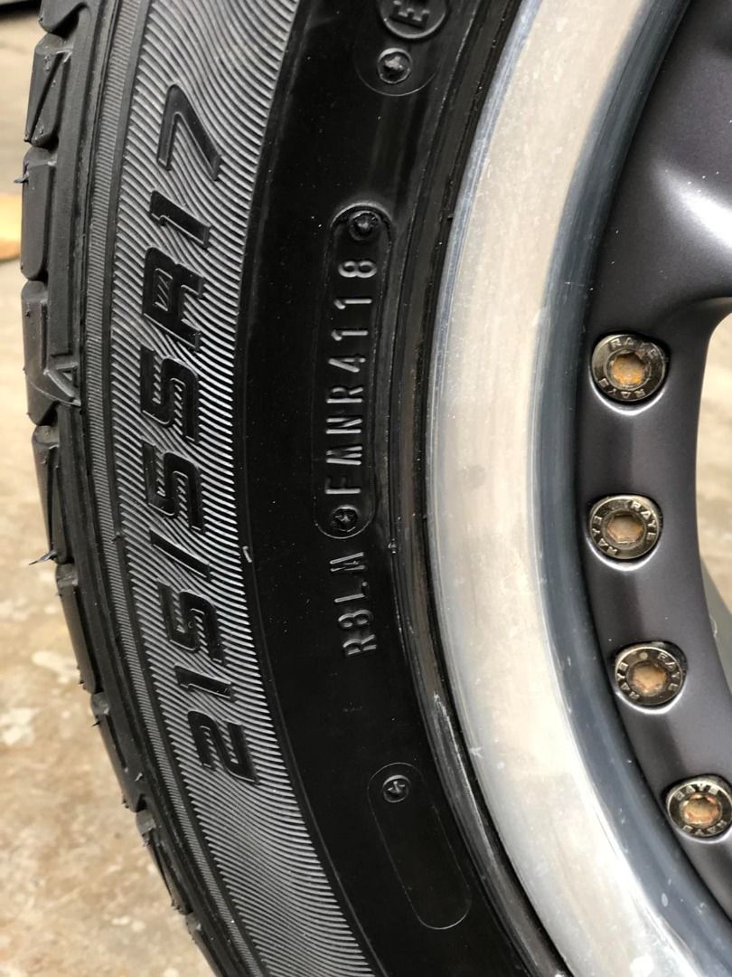 VOLK RAY (VR) 215 55 R17 WHEELS AND TIRE, Car Parts & Accessories, Mags ...