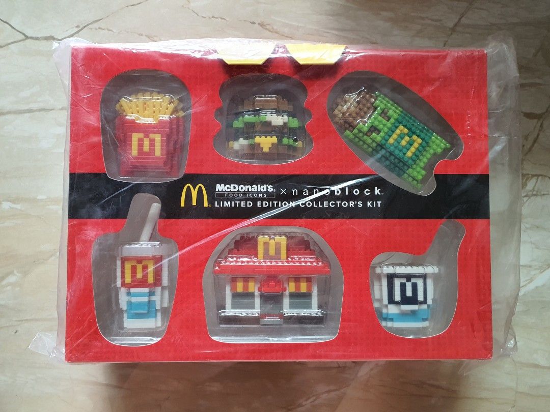 McDonald's Nanoblock Limited Edition Collector's Kit, Hobbies & Toys, Toys & Games on Carousell