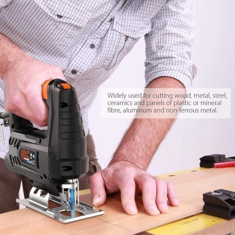 Meterk Jig Saw (Model: M1Q-GW11-55), Furniture & Home Living, Home ...