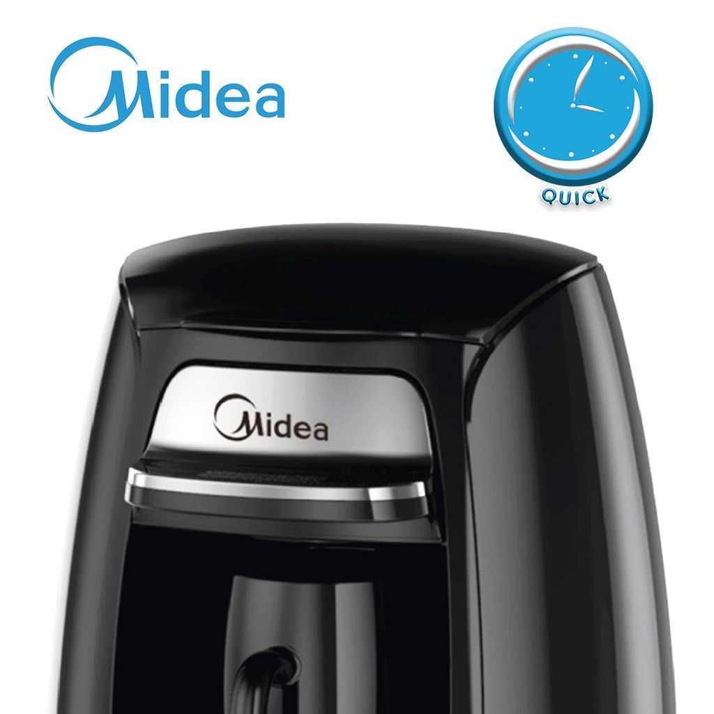 Midea Black Coffee Maker with 1 Cup Capacity and 60 Hz Voltage ...