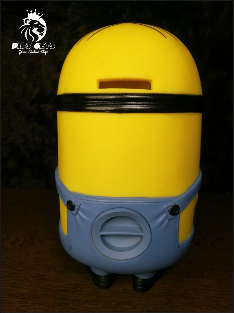 Minion Coin Bank, Hard Vinyl by: Universal Studios, Hobbies & Toys ...