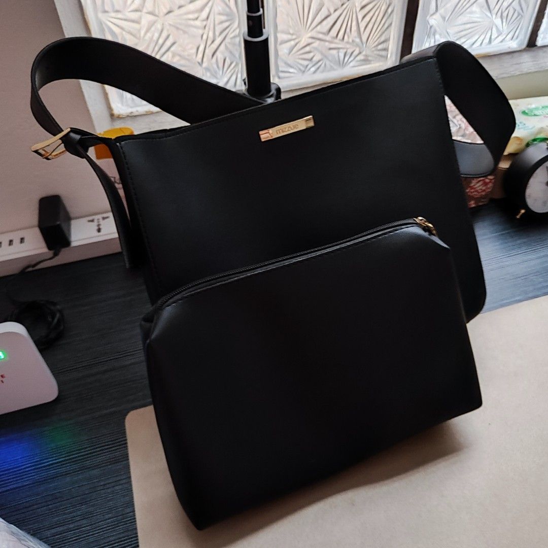 Mizzue Shoulder Bag - Black, Women's Fashion, Bags & Wallets, Shoulder ...