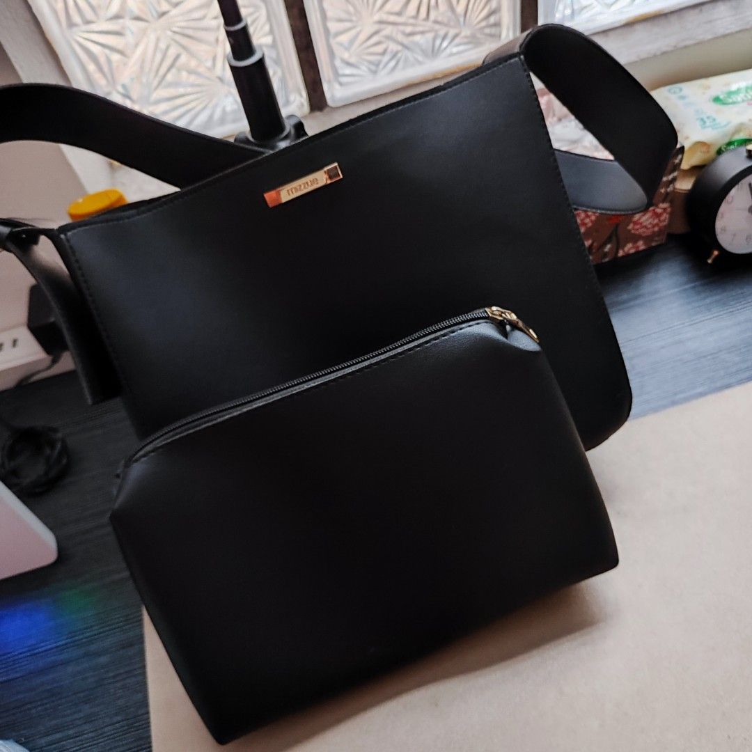 Mizzue Shoulder Bag - Black, Women's Fashion, Bags & Wallets, Shoulder ...