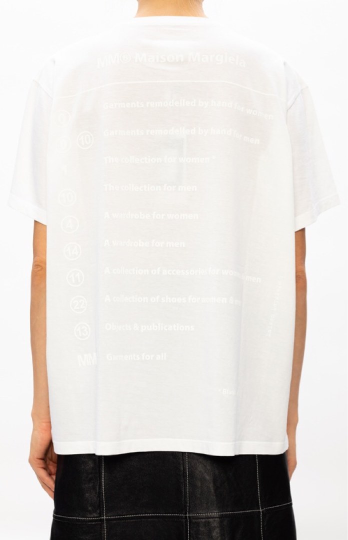MM6 - S/S 21 - Oversized Logo Tee, Women's Fashion, Tops, Shirts on ...