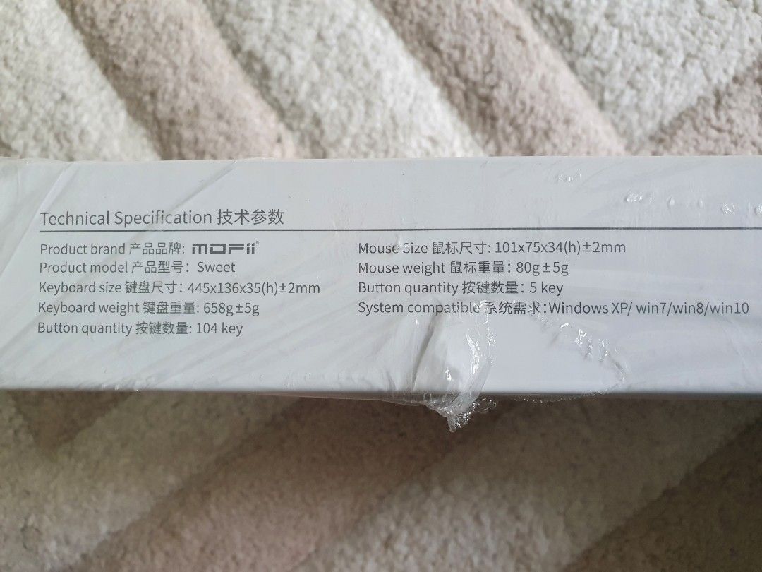 Moffi Wireless Multi-colour Keyboard and Mouse, Computers & Tech, Parts ...