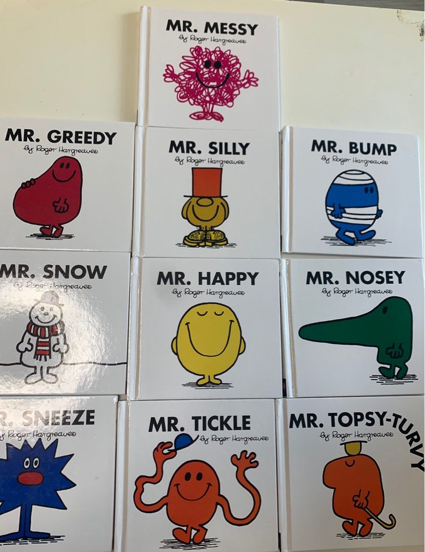 Mr. Men box set 40th Anniversary Box Set, 興趣及遊戲, 書本 & 文具, 小朋友書 - Carousell