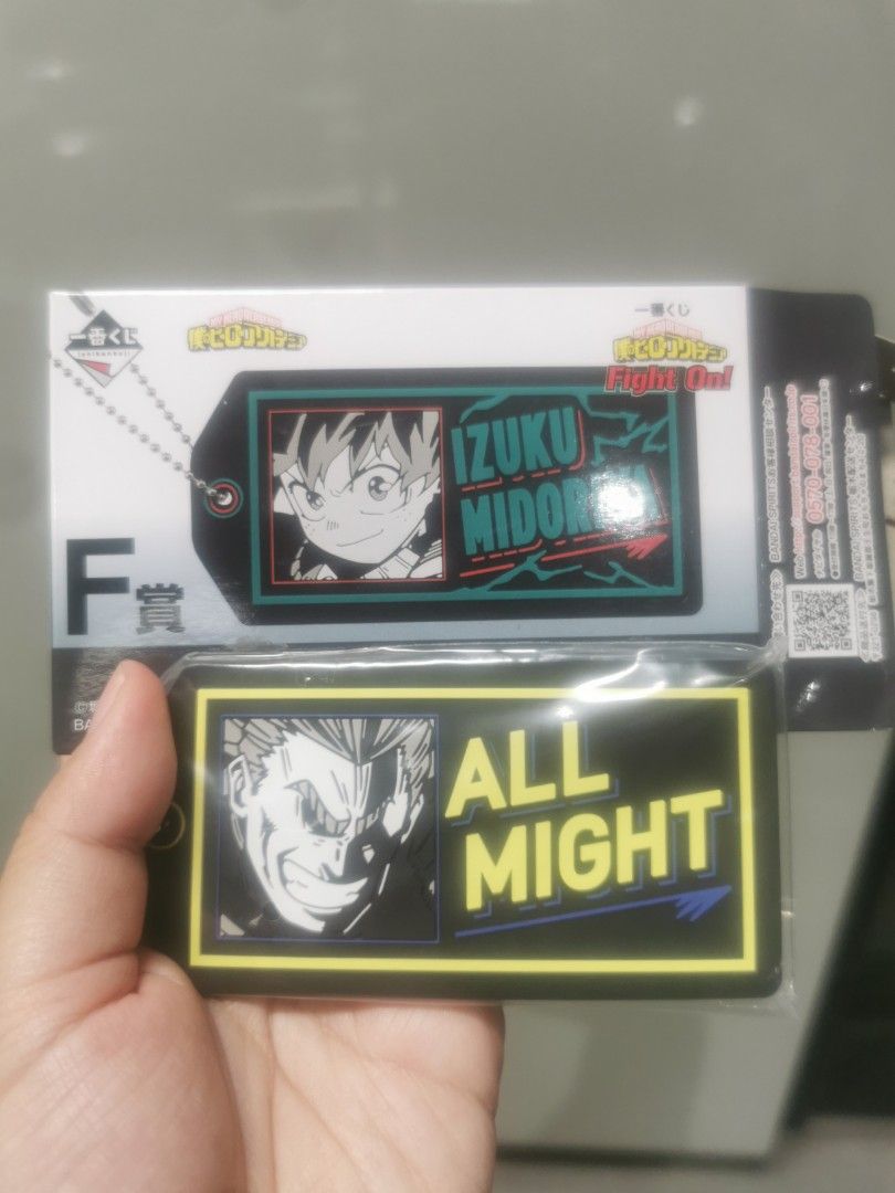 My Hero Academia All Might Keychains MHA Ichiban Kuji Top 5, Hobbies ...