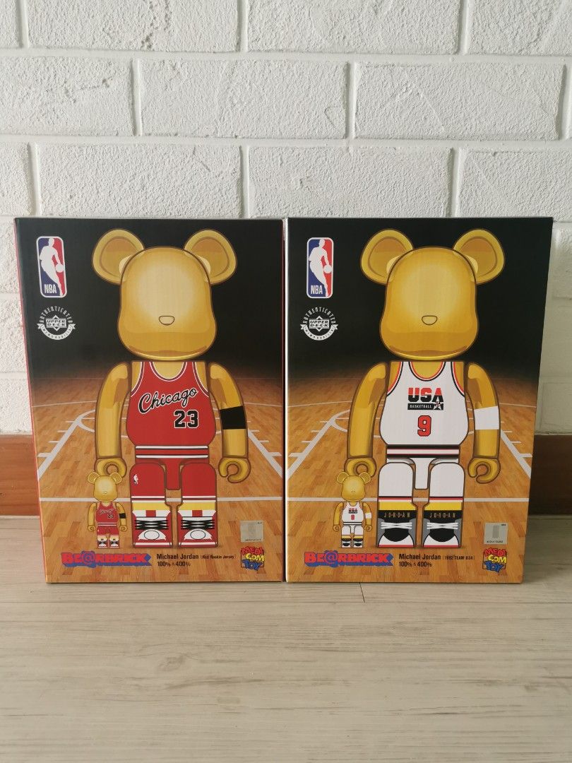 NBA Jordan Bearbrick 400% and 100%, Hobbies & Toys, Toys & Games on ...