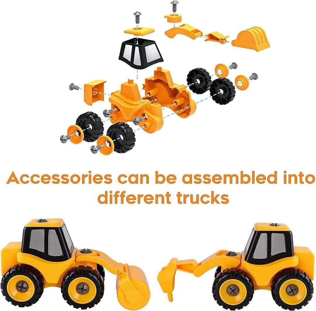 New Arrival! DEEXOP Take-Apart Construction Vehicles Excavators Truck ...