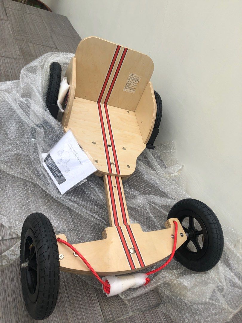 New Back To Basics New Imported Rare Wooden Solid Wood Kids Billy Cart ...