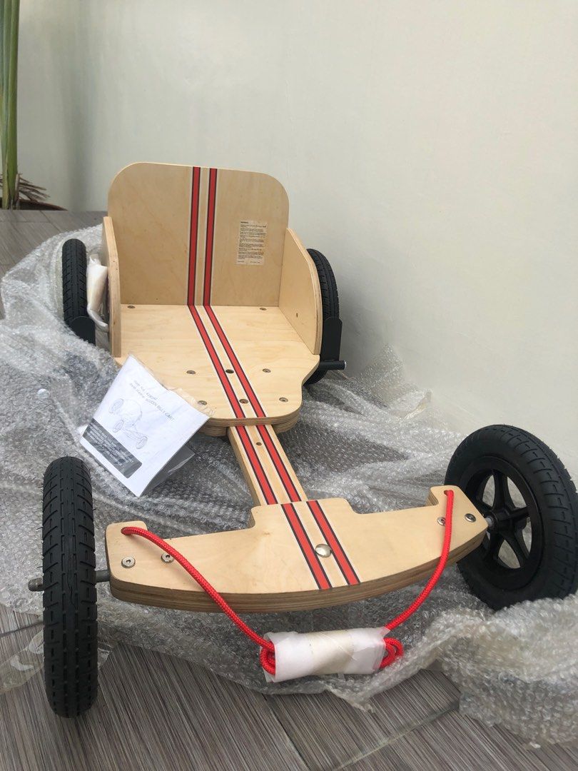 New Back To Basics New Imported Rare Wooden Solid Wood Kids Billy Cart ...