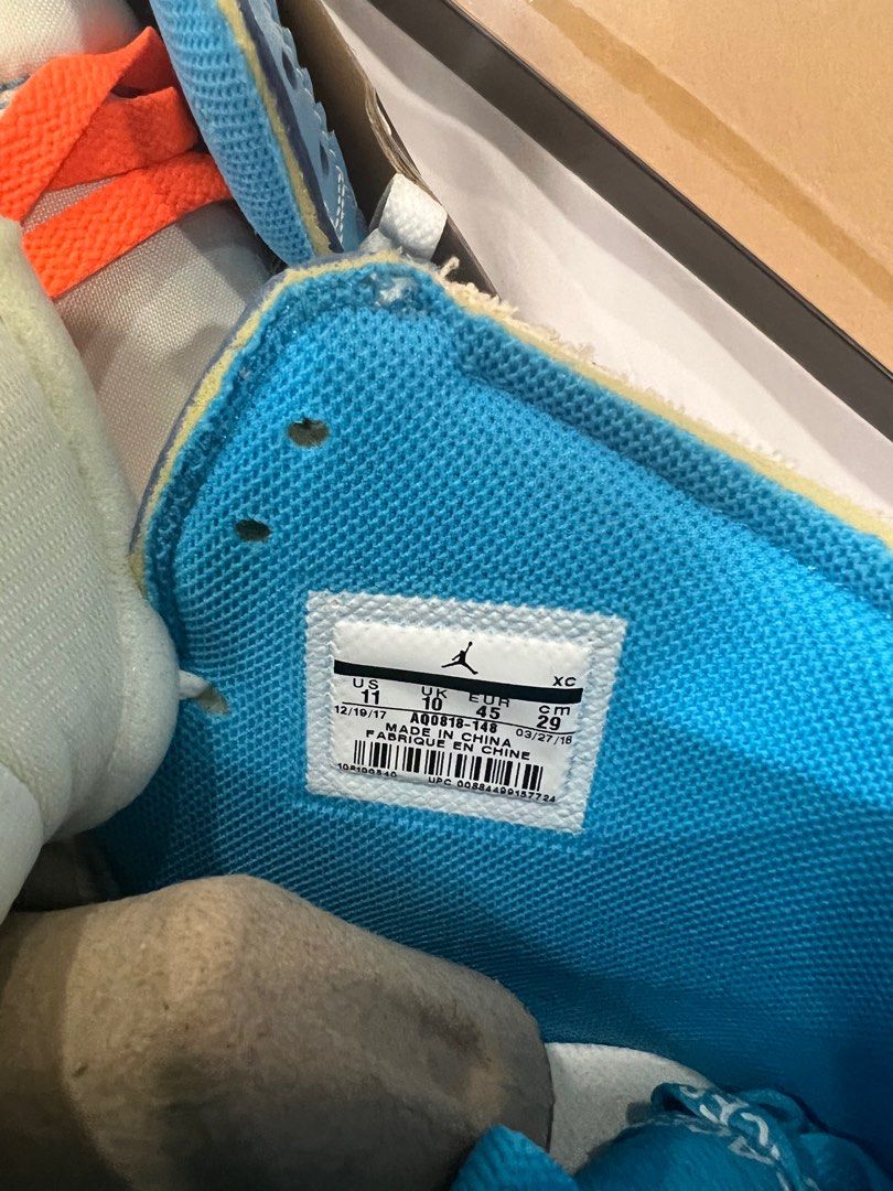Nike Off White Jordan UNC, Men's Fashion, Footwear, Sneakers on Carousell