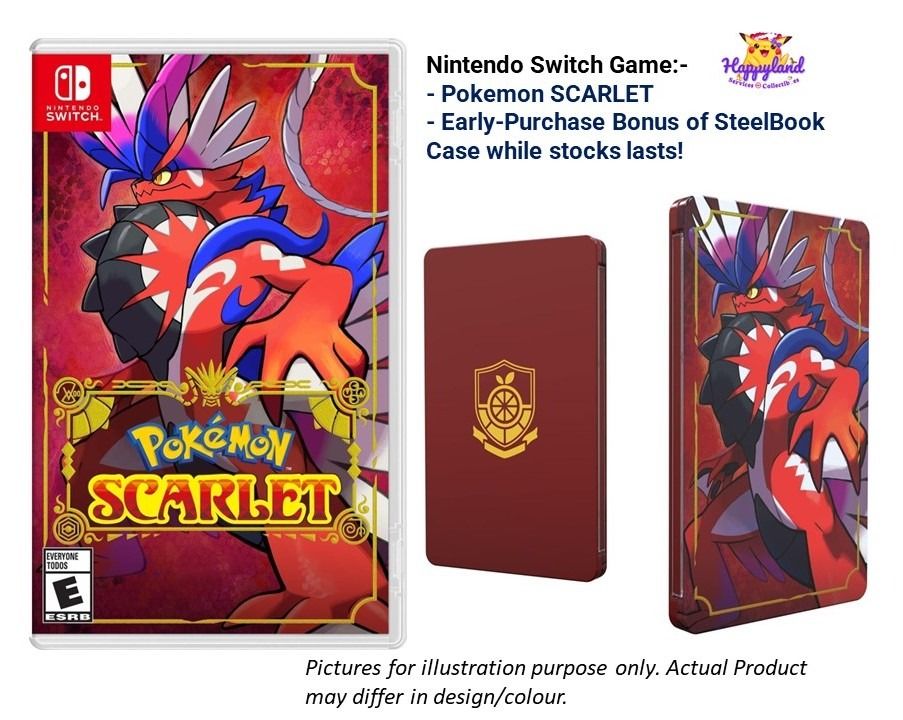 Nintendo Pokemon Scarlet / Pokemon Violet (Nintendo Switch Game), Video ...