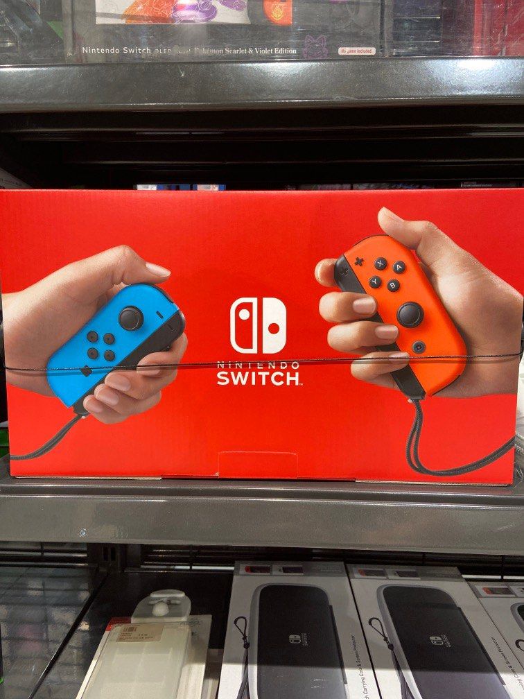 Nintendo Switch Gen 2 (Red/Blue), Video Gaming, Video Game Consoles ...