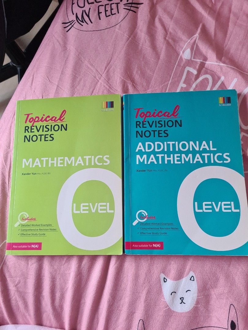 O Level E and A math topical revision notes, Hobbies & Toys, Books ...