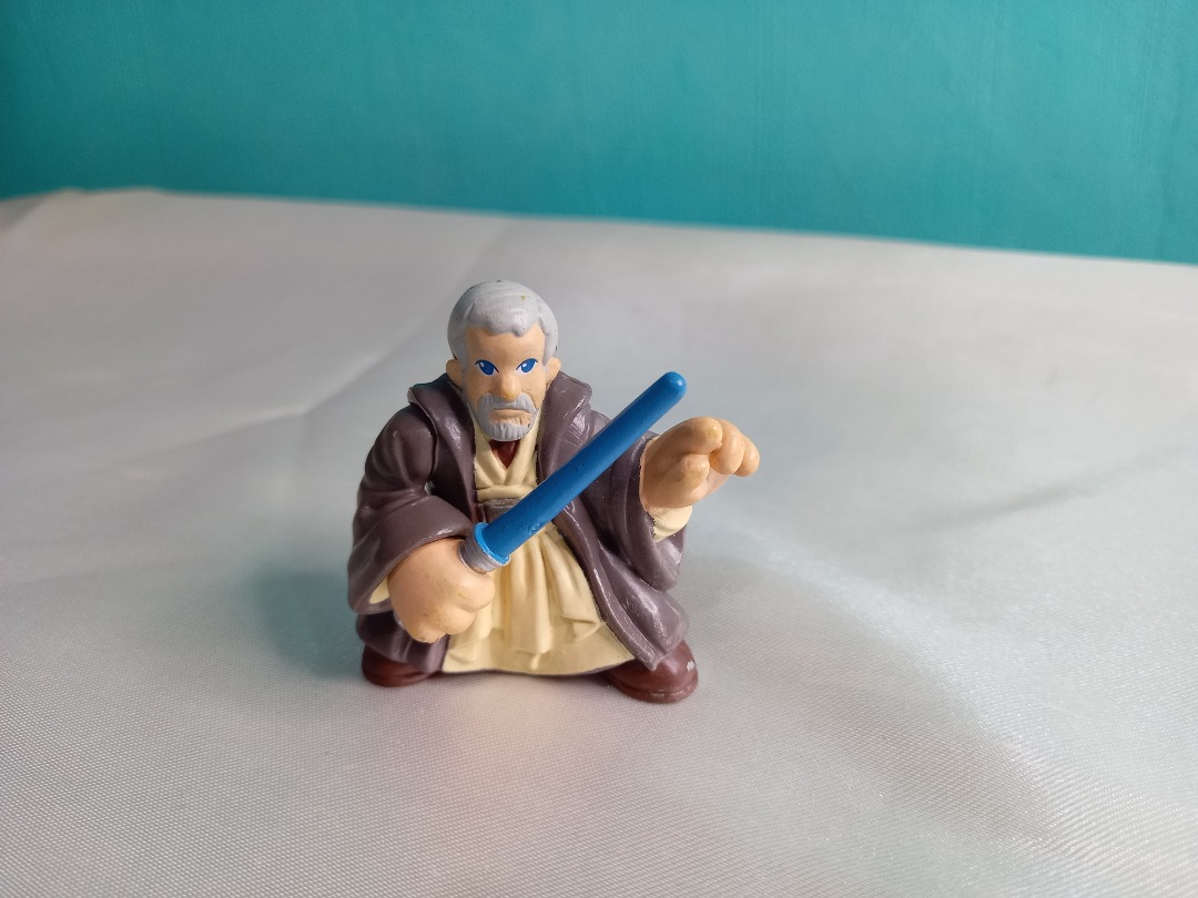 "Obi-Wan Kenobi Hood Down " Star Wars Galactic Heroes HASBRO 2006 LFL ...