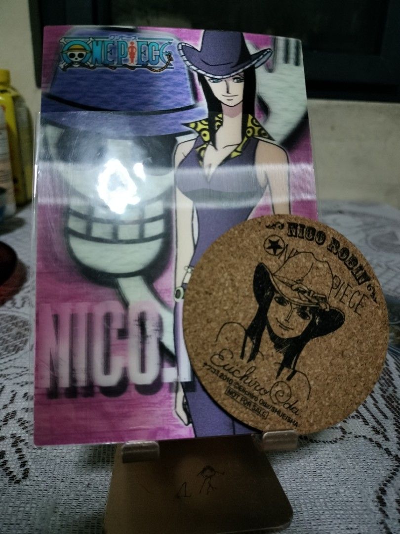 One Piece Nico robin 3D postcard & coaster, Hobbies & Toys, Memorabilia ...