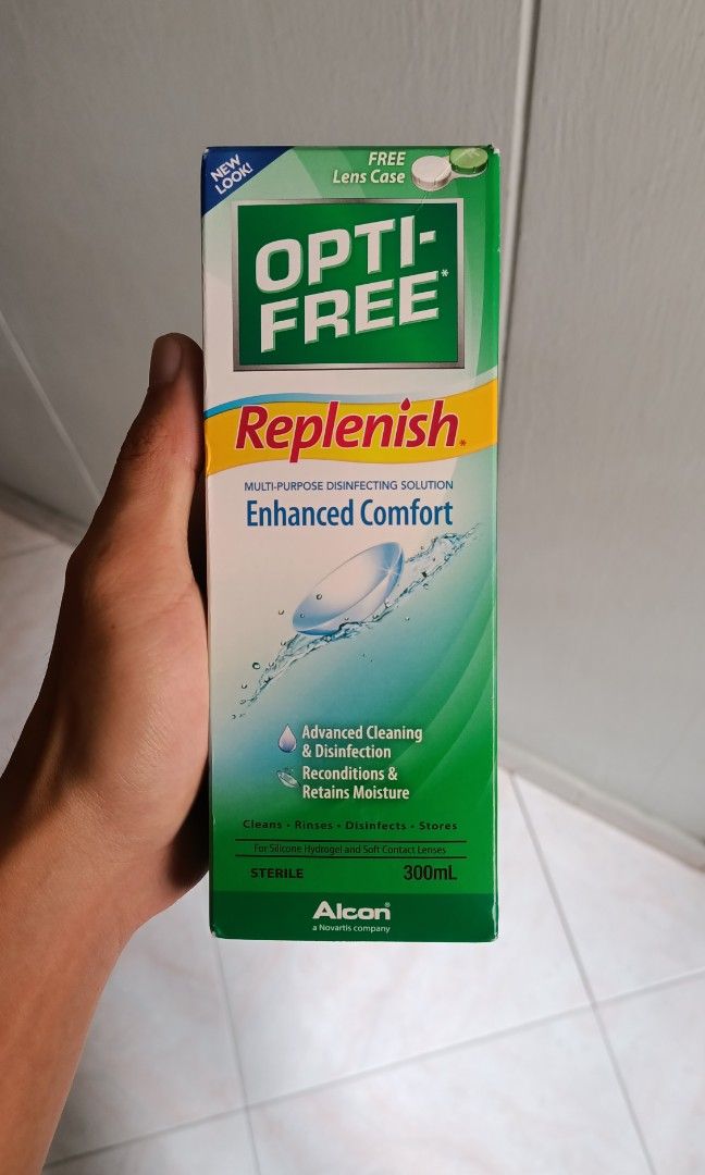 Opti-Free Replenish Multipurpose Disinfecting Solution For Contact Lens ...
