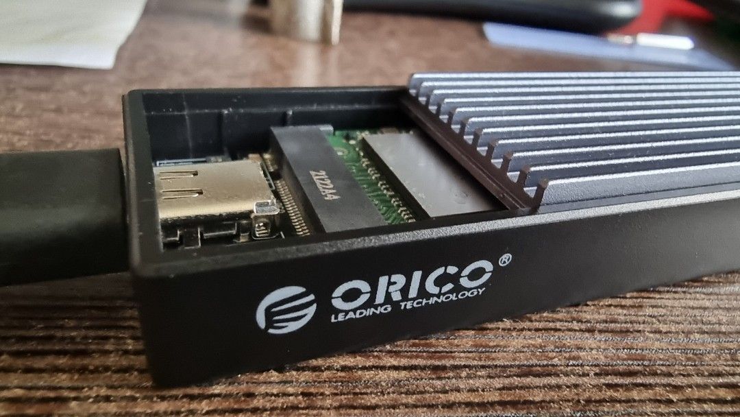 Portable SSD : ORICO NVMe m.2 USB adapter with 512GB SSD, Computers ...