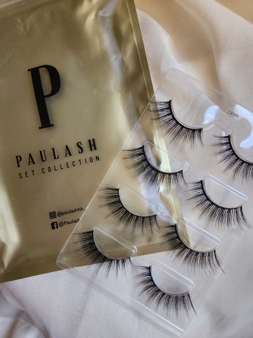 Paulash Eyelashes - 4 pairs, Beauty & Personal Care, Face, Makeup on ...
