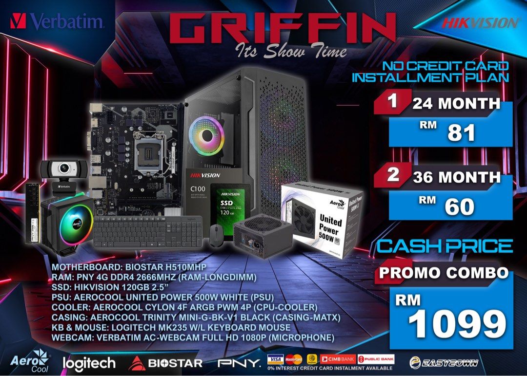 PC SET ANSURAN AND CASH PROMO, Computers & Tech, Desktops on Carousell