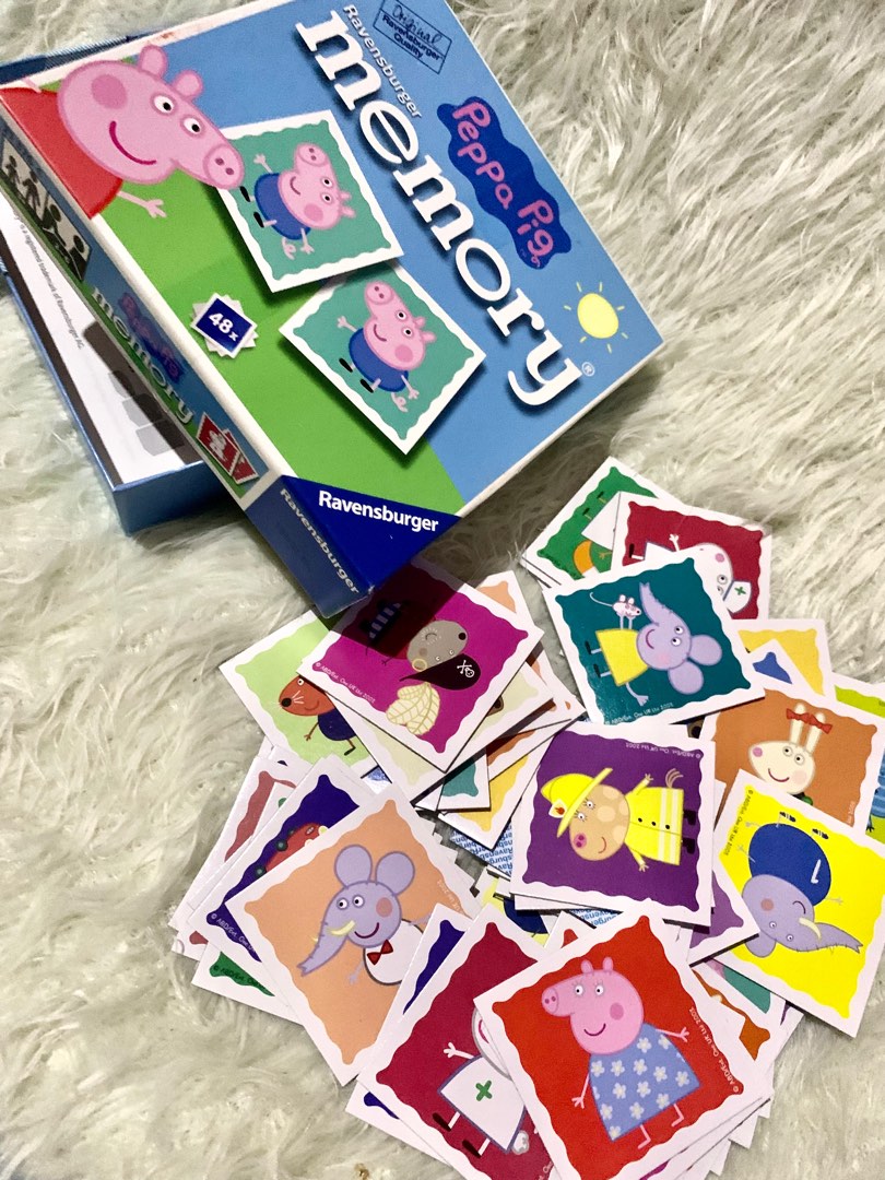 Peppa Pig Memory Ravensburger, Hobbies & Toys, Toys & Games on Carousell
