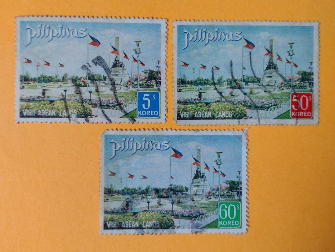 Philippines 1972 : " Visit ASEAN Lands " Campaign Depicting the Rizal ...