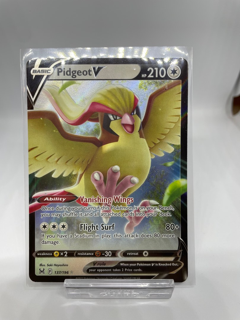 Pidgeot V lost origin mint condition, Hobbies & Toys, Memorabilia ...