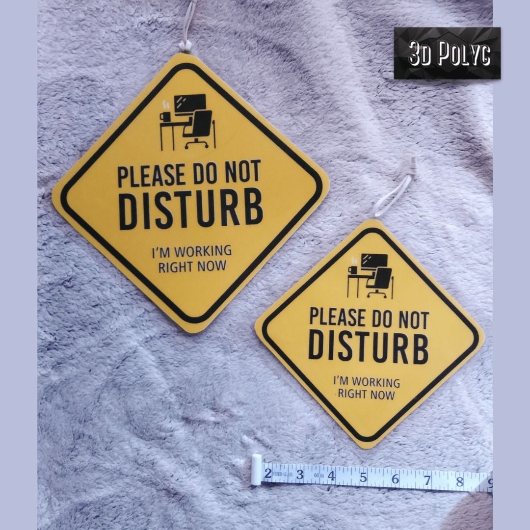 Please Do Not Disturb Video Meeting In Progress Sign, Do Not Enter ...