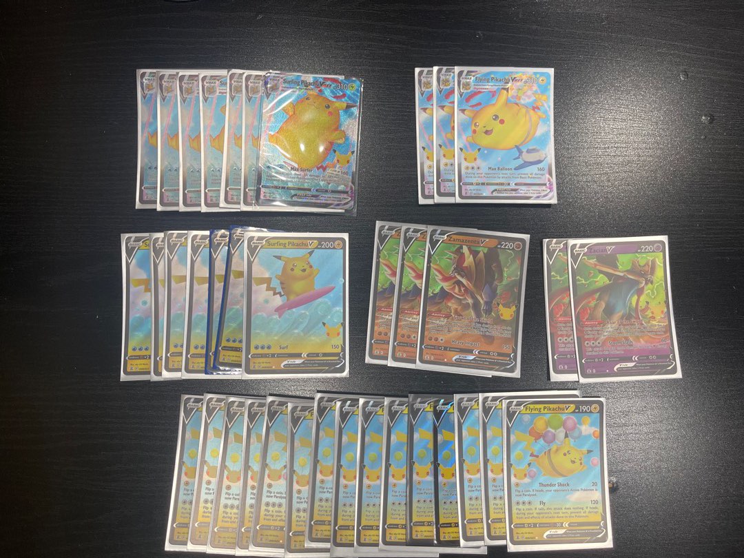 Pokemon 25th Anniversary Celebrations Pikachu, Zamazenta, Zacian, V ...