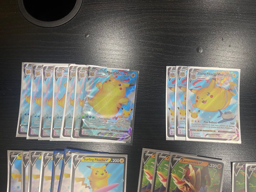 Pokemon 25th Anniversary Celebrations Pikachu, Zamazenta, Zacian, V ...