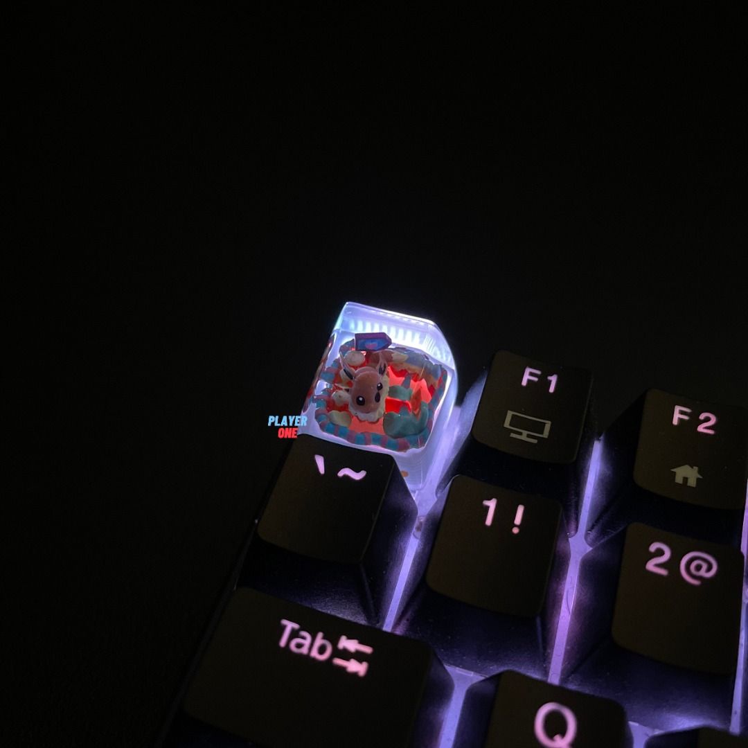 Pokemon (Eevee) artisan keycap, Computers & Tech, Parts & Accessories ...