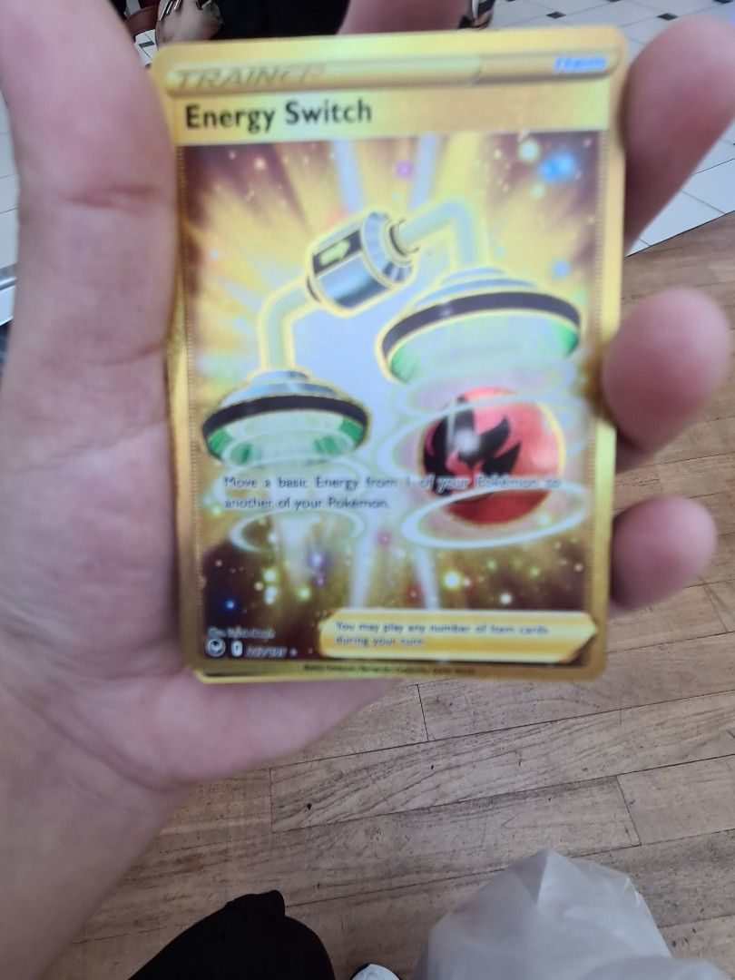 Pokemon tcg trading card game energy switch tempest wts, Hobbies & Toys ...
