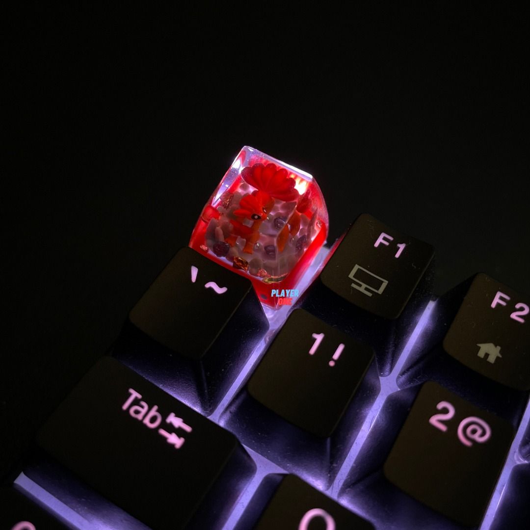 Pokemon (Vulpix) artisan keycap, Computers & Tech, Parts & Accessories ...