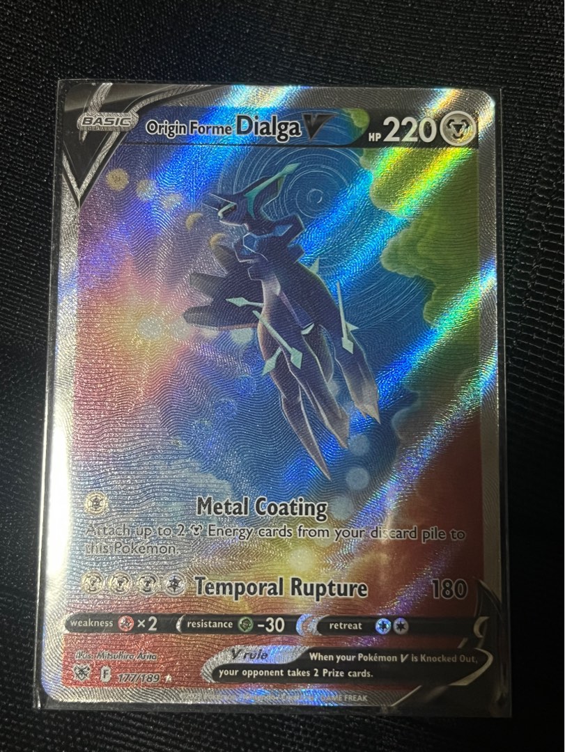 Pokémon - Origin Forme Dialga V AA, Hobbies & Toys, Toys & Games on ...