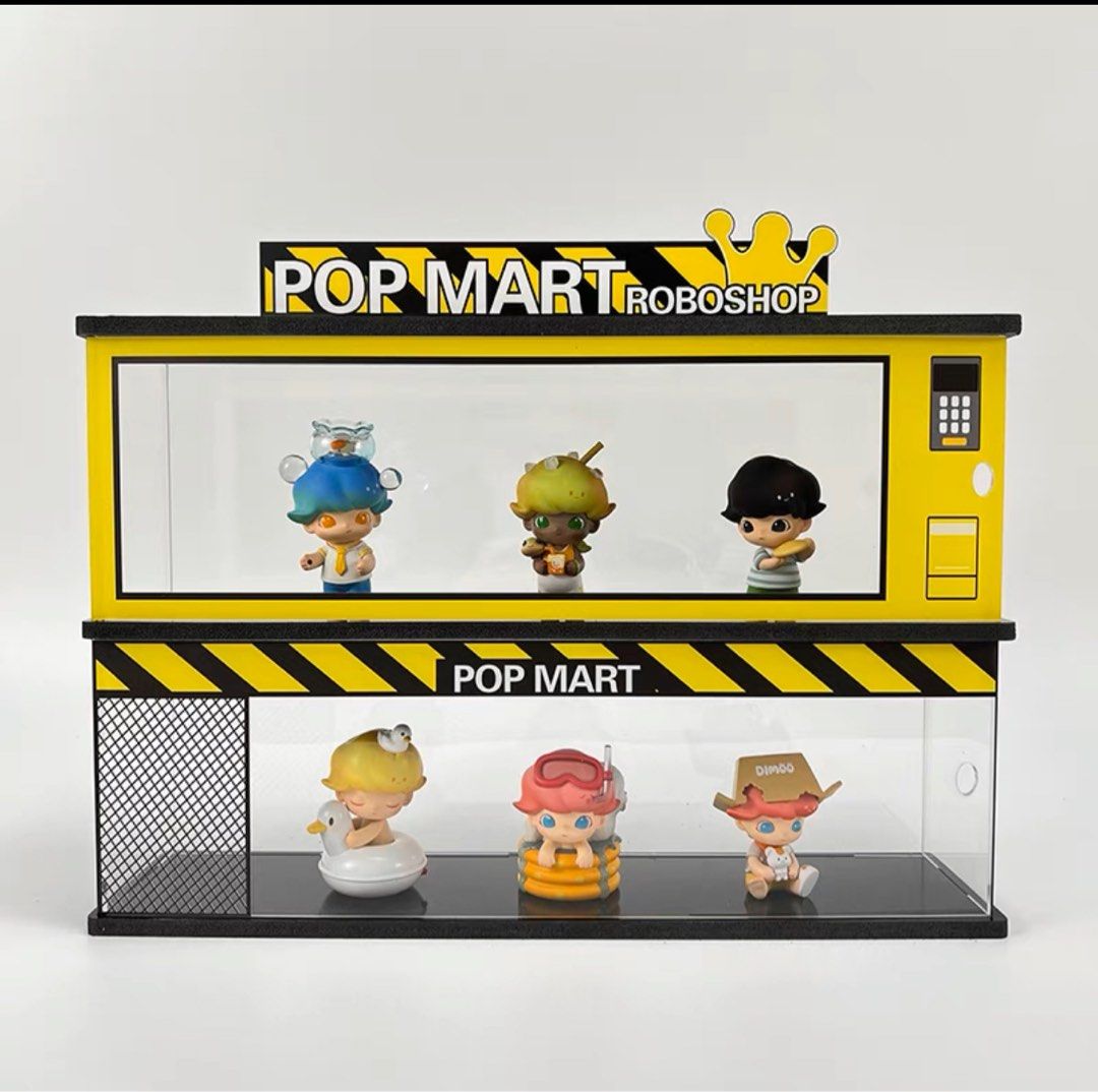 Pop mart display case, Hobbies & Toys, Toys & Games on Carousell