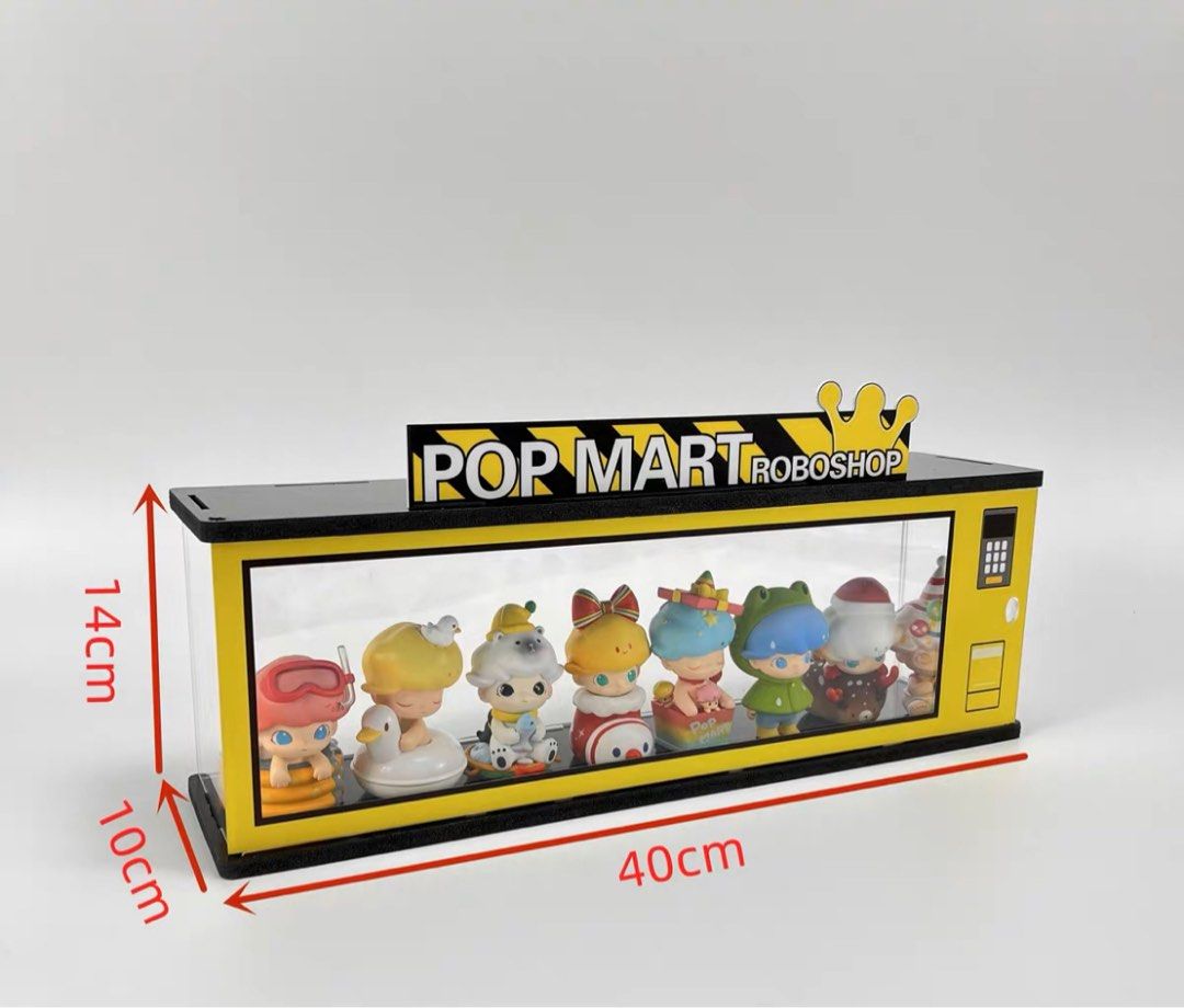 Pop mart display case, Hobbies & Toys, Toys & Games on Carousell