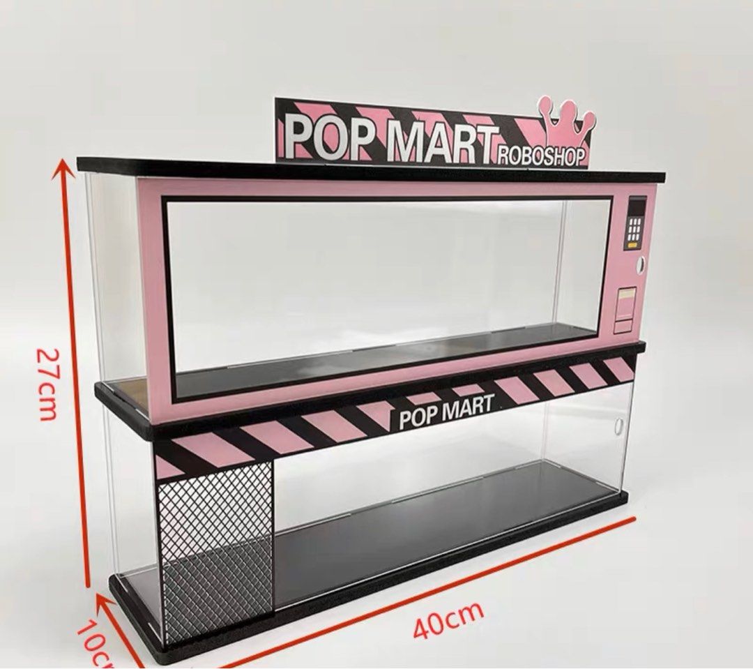 Pop mart display case, Hobbies & Toys, Toys & Games on Carousell
