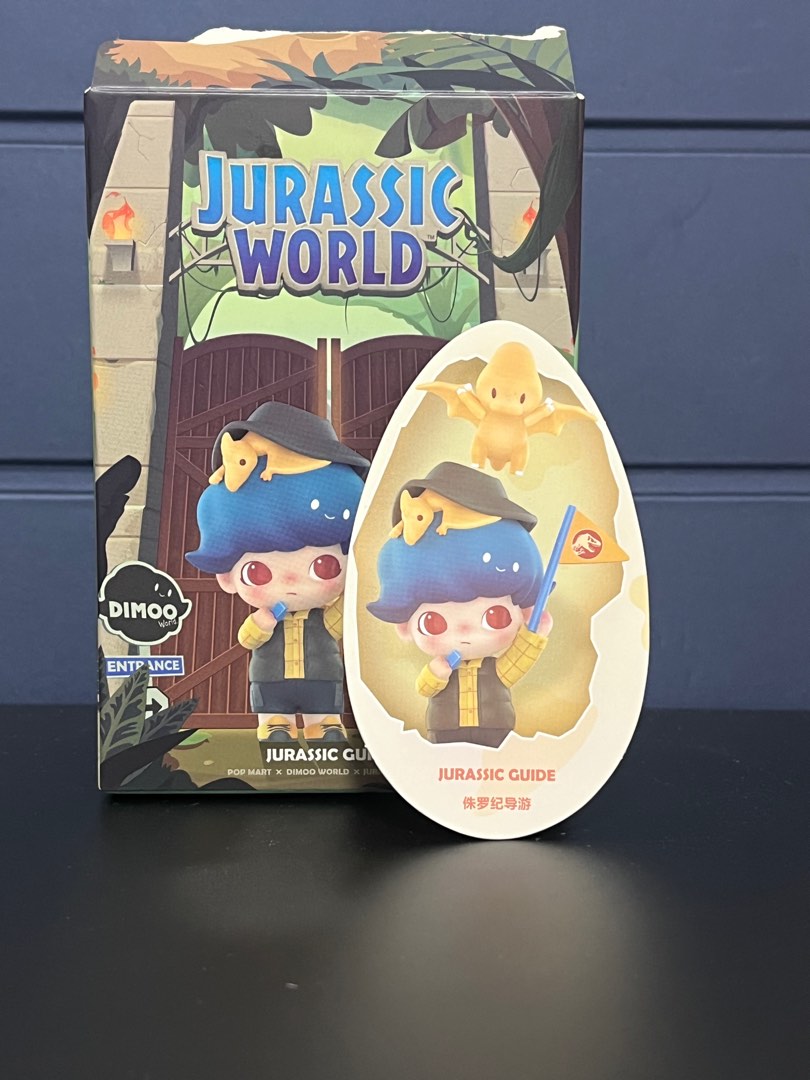 Popmart Dimoo Jurassic World Jurassic Guide, Hobbies & Toys, Toys ...