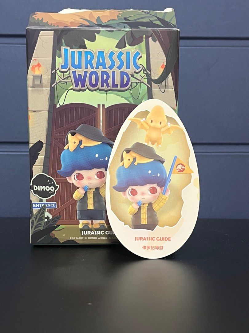 Popmart Dimoo Jurassic World Jurassic Guide, Hobbies & Toys, Toys ...