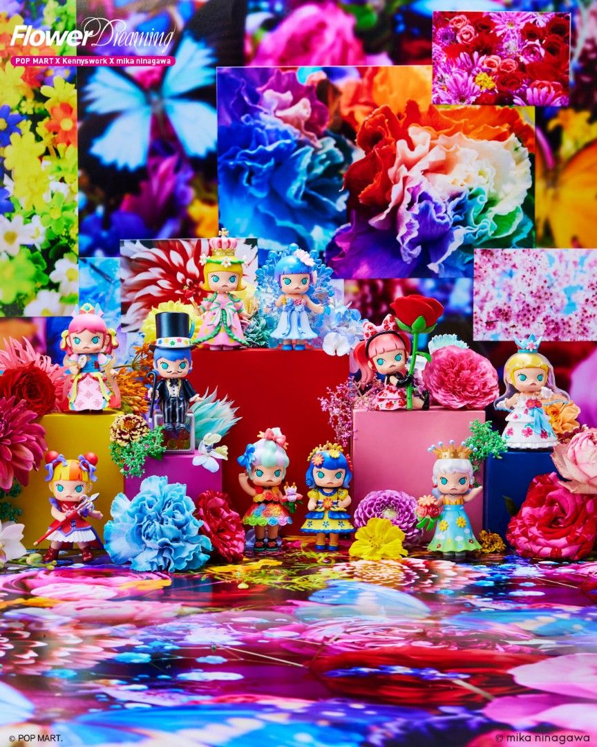 [POPMART NEW SERIES] POPMART MOLLY X NINAGAWA MIKA SERIES FULL SET AND ...