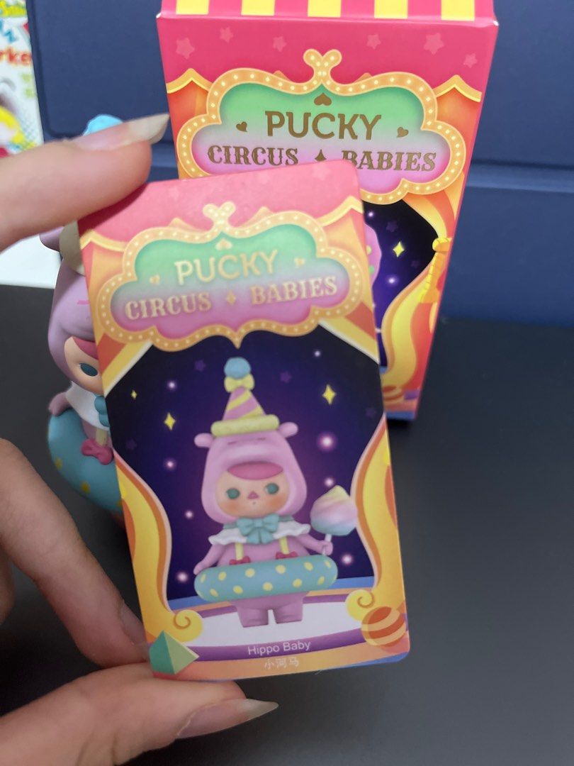 Popmart Pucky Circus Babies Hippo Baby, Hobbies & Toys, Toys & Games on ...